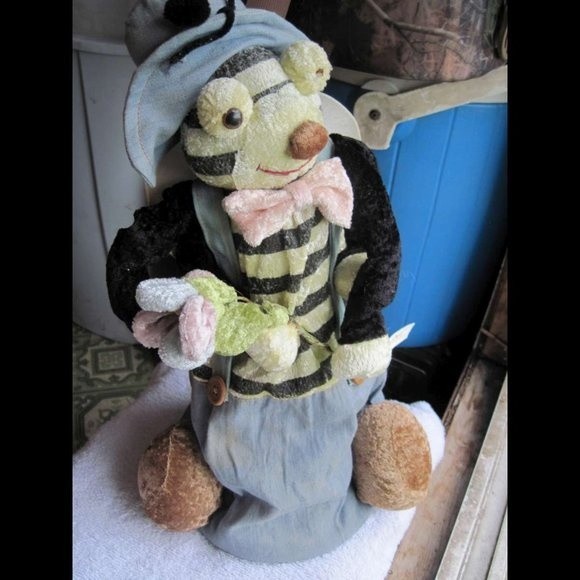 Accents | Dan Dee Spring Standing Bee Plush Figure Missing Eye Preowned ...